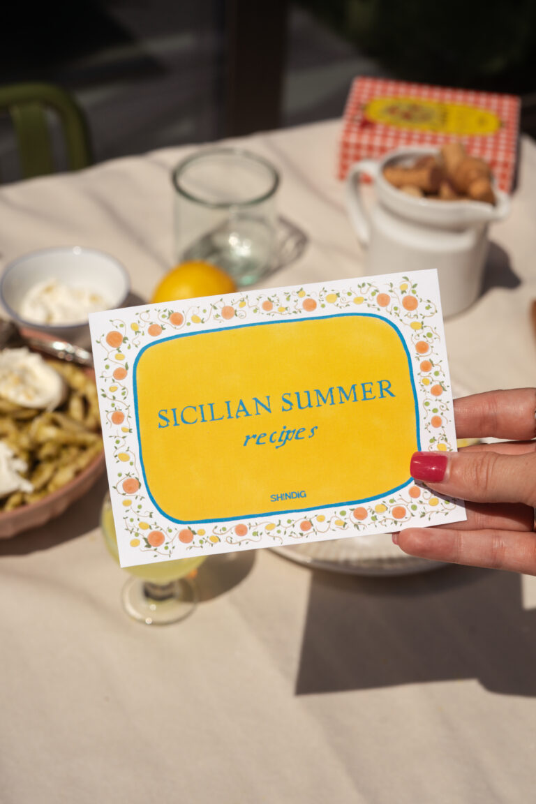 The Sicilian Summer Recipe Pack – SHINDIG